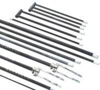 China 1600C High Purity Silicon Carbide Rod SiC Heating Elements with Long Service Life for Electronics Industry for sale