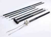 China 1600C High Purity Silicon Carbide Rod SiC Heating Elements with Long Service Life for Electronics Industry for sale
