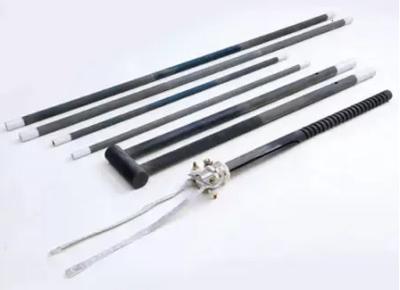 China 1600C High Purity Silicon Carbide Rod SiC Heating Elements with Long Service Life for Electronics Industry for sale