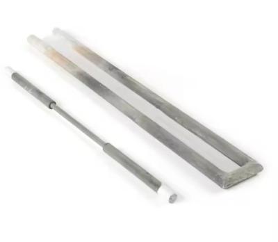 China 1500°C High Temperature Double Spiral SiC Heating Element - Corrosion Resistant DB Type Silicon Carbon Heater for sale