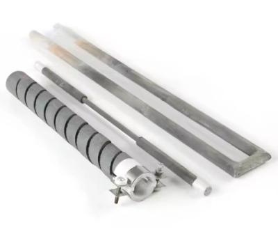 China High Corrosion Resistance SiC Heating Elements with 1500°C Max Service Temp and Customizable Designs for sale