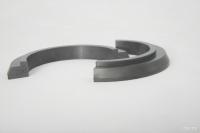 China Reaction Bonded Silicon Carbide RBSiC Rings with Max. Service Temp 1380℃, Flexural Strength 367MPa, and Density 3.05 for sale