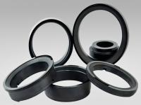 China Pressureless Sintered SSiC Mechanical Seal Rings with 1650°C Max Service Temp Zero Free Silicon and High Purity for sale