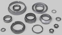 China Pressureless Sintered SSiC Mechanical Seal Rings with 1650°C Max Service Temp Zero Free Silicon and High Purity for sale