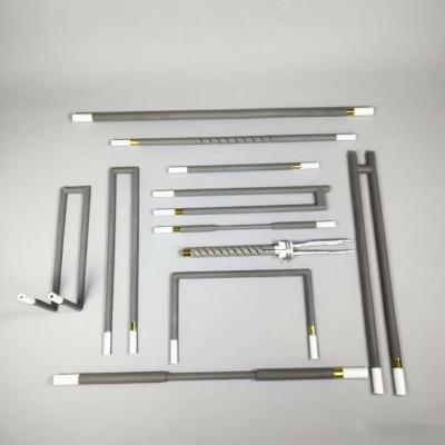 China Industrial Silicon Carbide (SiC) Heating Elements with 1500°C Max Service Temp, High Thermal Shock Resistance, and Corrosion Resistant Properties for sale