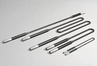 China MoSi₂ Heating Elements with 1800°C Max Service Temp, Self-Forming Protective Layer, and Stable Electrical Resistance for Industrial Applications for sale