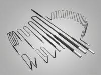 China MoSi₂ Heating Elements with 1800°C Max Service Temp, Self-Forming Protective Layer, and Stable Electrical Resistance for Industrial Applications for sale