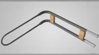 China MoSi2 Heating Elements: Molybdenum Disilicide Heaters with 1800℃ Max Service Temp, Self-Protecting Oxidation Resistance, and High Power Density for sale