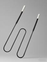 China 1500℃ Max Service Temp SiC Heating Element Double Helix Type Corrosion Resistant for High Temperature Furnaces for sale