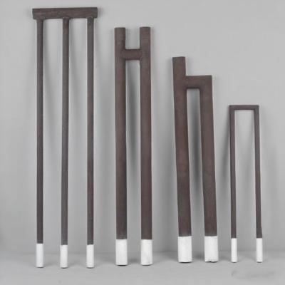 China High-Temp 1450°C SiC Heating Rods & Tubes with 2000 Hours Service Life and Customizable Shapes for Kilns & Furnaces for sale