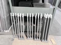 China 1400°C Max Temperature U W Rod Shape Silicon Carbide Heating Element Corrosion Resistant SiC Rod Heater for Furnace or Kiln for sale