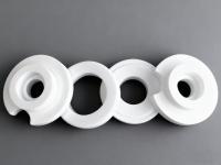 China High-Purity Alumina A998 (99.8%) Ceramic Rings for 200mm and 300mm Semiconductor Tools with Exceptional Plasma Resistance for sale