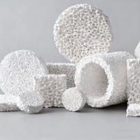 China Round Square Foundry Alumina Ceramic Foam Filter with 80-90% Porosity and High Temperature Resistance for sale