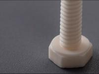 China Al2O3 Ceramic Screws with Hex and Pan Heads for Extreme Temperature Resistance in Harsh Environments for sale