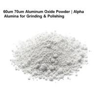 China 60um and 70um Aluminum Oxide Powder for Precision Grinding and Polishing Applications for sale
