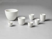 China High Purity Alumina Ceramic Crucibles with Custom Sizes for High-Temperature Resistance in Sintering and Melting for sale