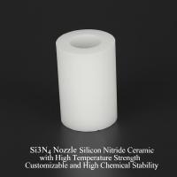 China Si3N4 Nozzle Silicon Nitride Ceramic with High Temperature Strength Customizable and High Chemical Stability for sale