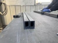China Premium-Grade Sintered Silicon Carbide (SSiC) Structural Beams 30 mm × 40 mm × 900 mm | Wall Thickness: 5 mm for sale
