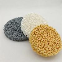 China Silicon Carbide Foam Filter with Extreme Temperature Resistance, Exceptional Strength, and Superior Thermal Shock Resistance for Foundry Applications for sale