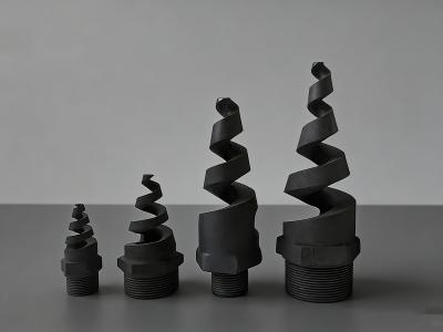 China Clog-Free Spiral Nozzle with Extreme Wear Resistance and High Efficiency at Low Pressure for Desulfurization for sale