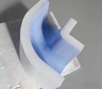 China Superior Insulation Non-Wetting Durable Aluminum Silicate Launder for Molten Metal Transfer for sale