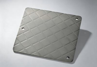China Recrystallized Silicon Carbide Ceramic Three Hole Slotted Plate Optimized for Industrial High Temperature Kiln Furniture and Sintering for sale