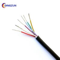 China 6cores Flexible Silicone Motor Lead Cable For High Temperature Motors for sale