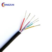 China 6cores Flexible Silicone Motor Lead Cable For High Temperature Motors for sale