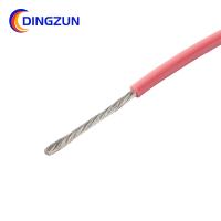 China HEAT 180 Solid Stranded High Temp Silicone Cable Copper / Tinned Copper for sale