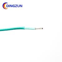 China Electric UL3075 Silicone Rubber Insulation Fiberglass Braided Wire For Lighting for sale
