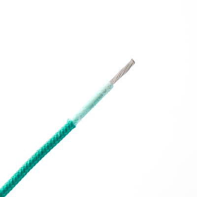 China Electric UL3075 Silicone Rubber Insulation Fiberglass Braided Wire For Lighting for sale