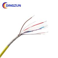 China AFBP FEP Insulated Glass Fiber Filled Shielded High Temperature Cable For Temperature Sensors for sale