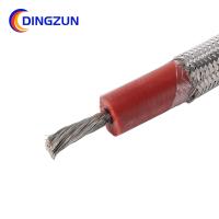 China Silicone Rubber Insulated External Shielded High Temperature Cable Solid Stranded for sale