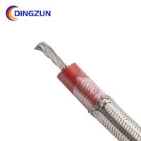China Silicone Rubber Insulated External Shielded High Temperature Cable Solid Stranded for sale