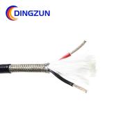 China HEAT 205 MC 2 Core 200 Degree High Temperature Cable FEP Sheath Insulation Tinned Copper Shielded Wire for sale