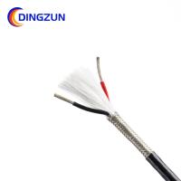 China HEAT 205 MC 2 Core 200 Degree High Temperature Cable FEP Sheath Insulation Tinned Copper Shielded Wire for sale