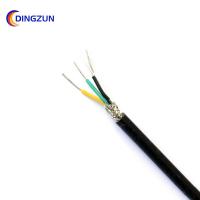China 3 Cores Flexible Silicone Shielded Sensor Cable For Temperature Sensors for sale