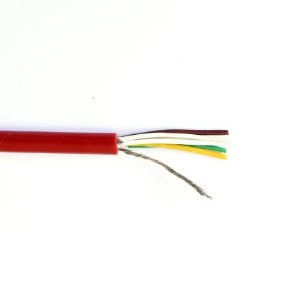China SIHF Flexible Silicone Wrap 4 Cores Shielded Cable 450V 750V for sale