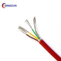 China SIHF Flexible Silicone Wrap 4 Cores Shielded Cable 450V 750V for sale