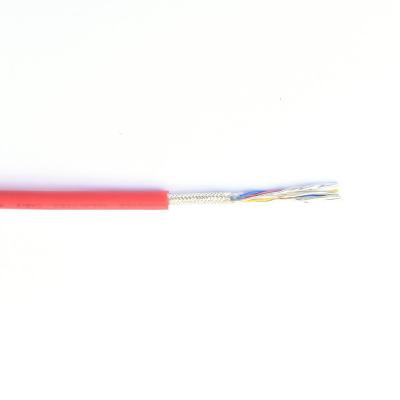 China HEAT 180 MS 9 Cores FEP Insulated Shielded Silicone Cable For Temperature Sensors for sale