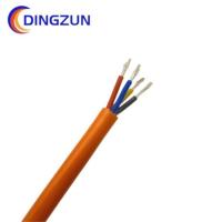 China SIHF Silicone Insulated 200c Multi Core Control Cable For Heaters 4core 4 X 14AWG for sale