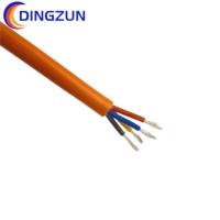 China SIHF Silicone Insulated 200c Multi Core Control Cable For Heaters 4core 4 X 14AWG for sale