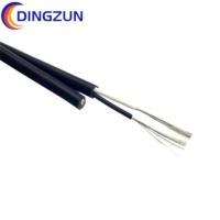 China SIHF 2 Cores 2 X 0.5mm2 Silicone Insulation Sheath Cable 200C High Temperature Cable for sale