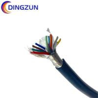 China HEAT 180 MS 14X0.34mm2 Multi Core Cable 14 Core Sensor Cable Fep / Silicone Control Cable for sale