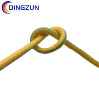 China HEAT 180 Stranded Ground Earth High Temp Silicone Cable 4mm2 Yellow / Green for sale