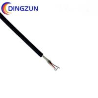 China SIHF Fep Insulated Silicone Sheathed Armored Multi Core Control Cable 4 Core Screen Cable 4X19/0.05 for sale