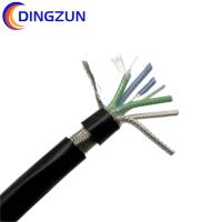 China 6 Core High Temperature Custom Hybrid Braiding Sensor Coaxial Cable for sale