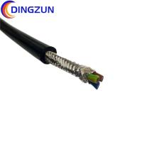 China HEAT 180 C MS 3 Core Double Shielded Silicone Sensor Cable for sale