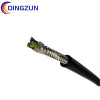 China HEAT 180 C MS 3 Core Double Shielded Silicone Sensor Cable for sale