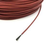China Carbon Fiber Silicone Insulated Underfloor Heating Cable 12K 33ohm Heating Blanket Wire for sale